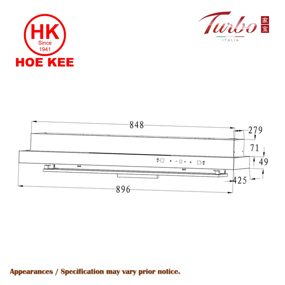 Turbo Incanto TSL616-90 Series Washable Filter Panel w/ Rectifier Oil ...