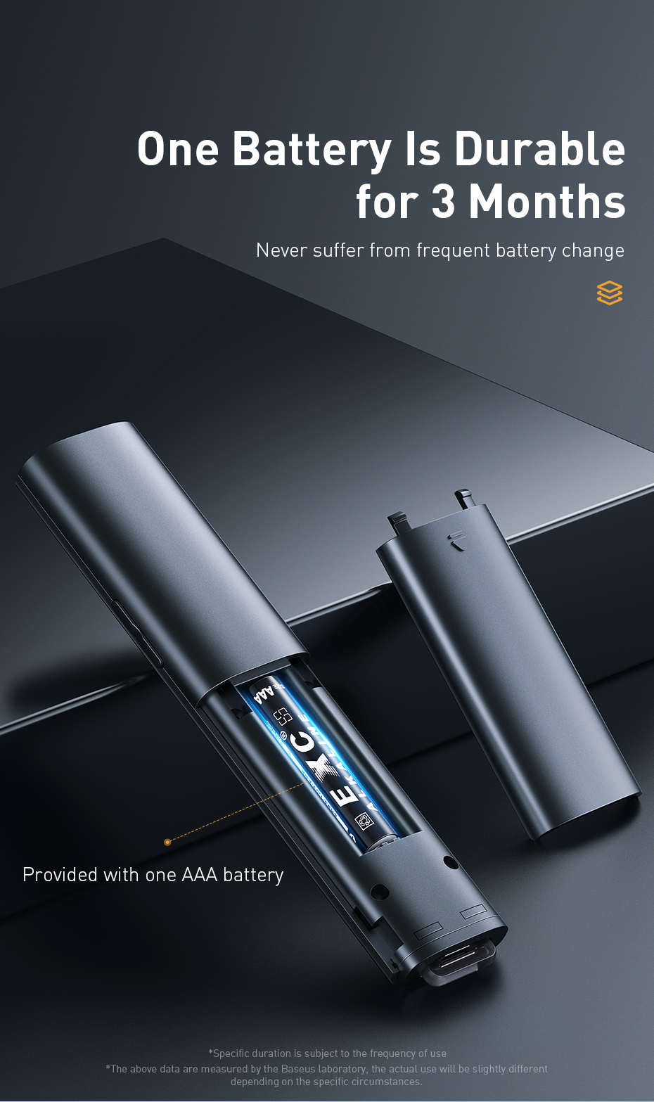 Baseus Presenter Wireless Laser Pointer 2.4GHz Remote Controller for ...