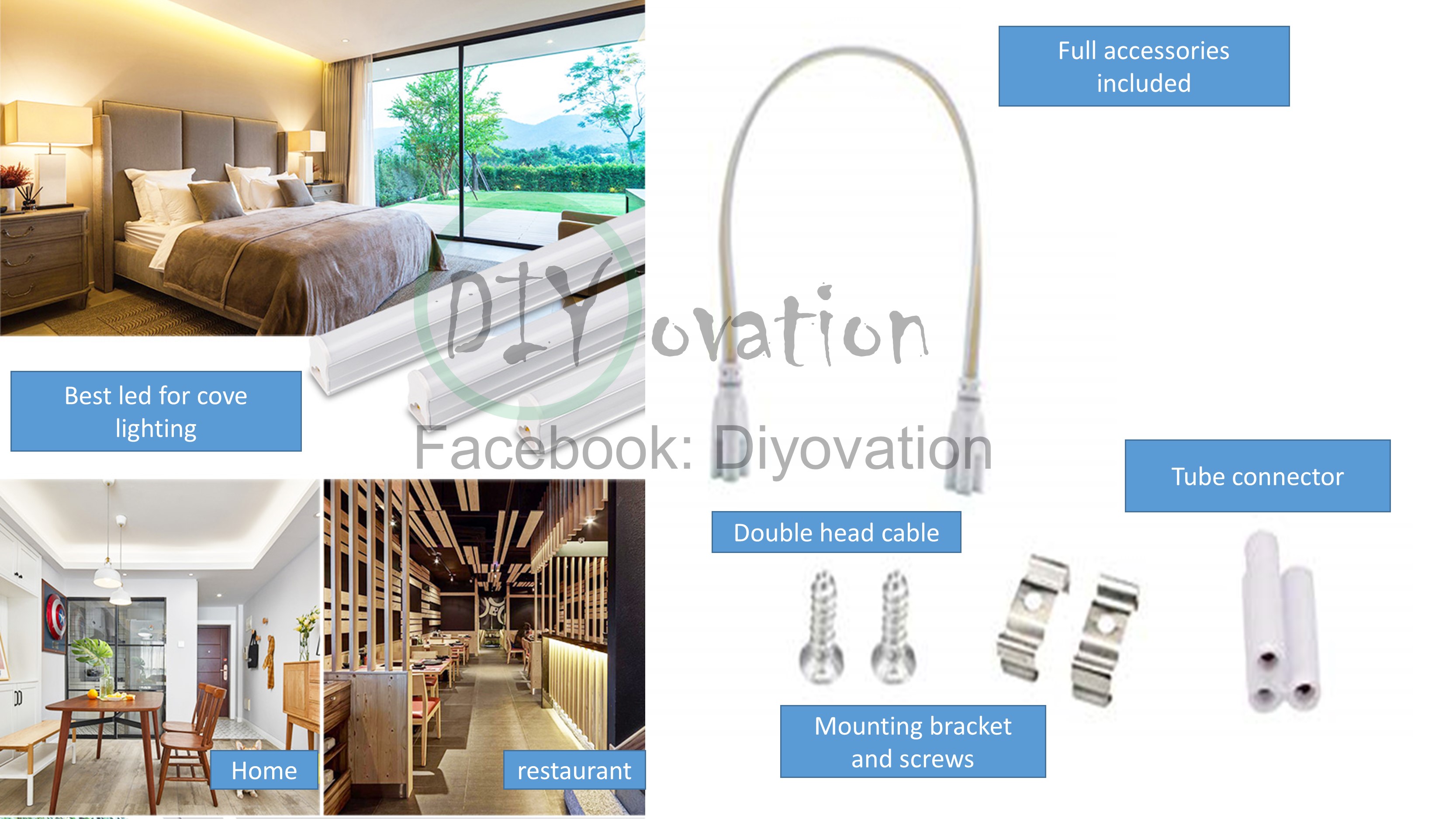 [Wholesale Price] 4ft/ 3ft LED T5 batten/ 3pin T5 tube/ Cove lighting ...