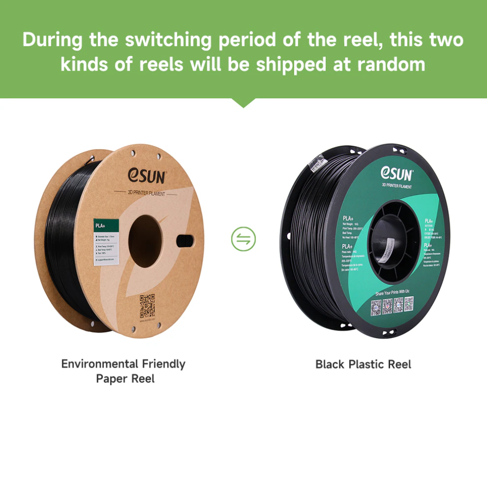 eSun PLA+ 1.75mm 1KG 3D Printer Filament PLA Plus Printing Material ...