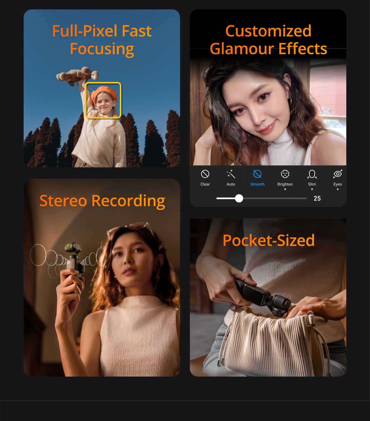 DJI Osmo Pocket 3 - Handheld | Pocket-Sized, Quick, Stable, Accurate ...