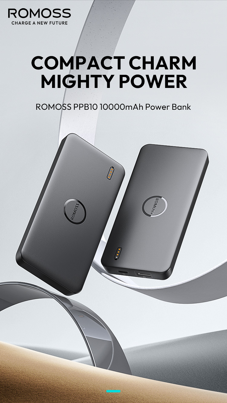 Romoss PB10 10000mAh 10.5W Input Type C and Output USB A Led Display ...