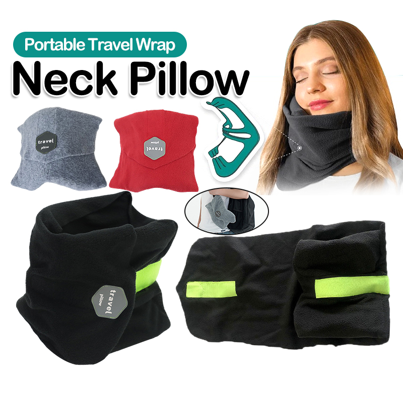 [🇸🇬 READY Stock] Portable Neck Pillow Aeroplanes Collar Brace Soft ...