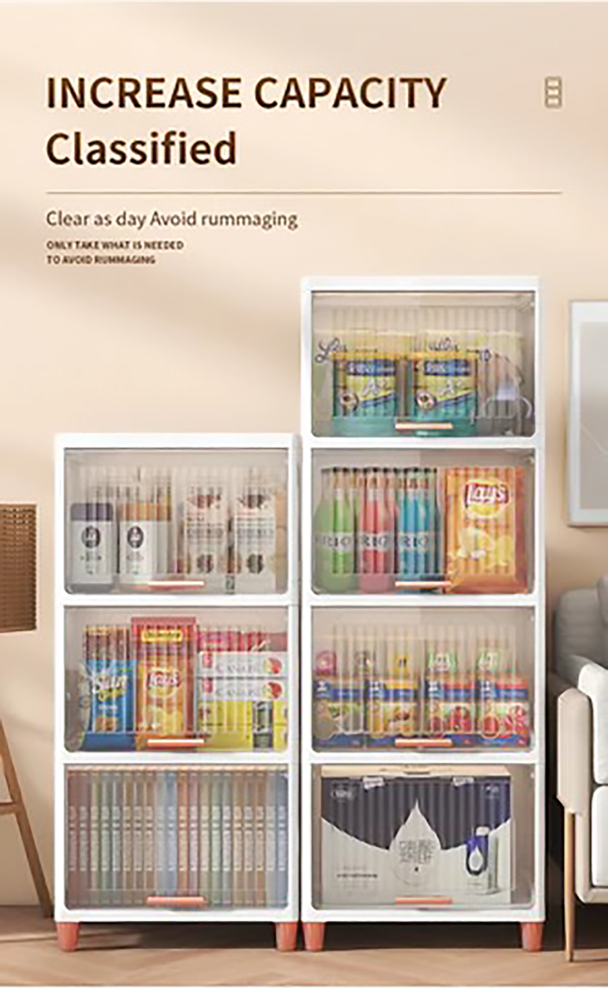 INBOX Storage Bins,Folding Storage box Office Bedroom Baby Wardrobe ...