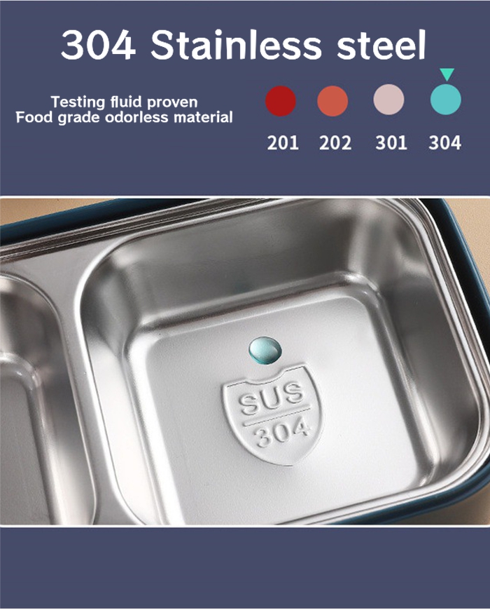 [SG Stock] Stainless Steel Lunch Box Bento Box & FREE Thermal Bag ...