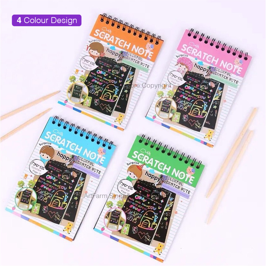SG Kids Scratch Notebook - Rainbow Notes, Birthday & Children’s Day ...