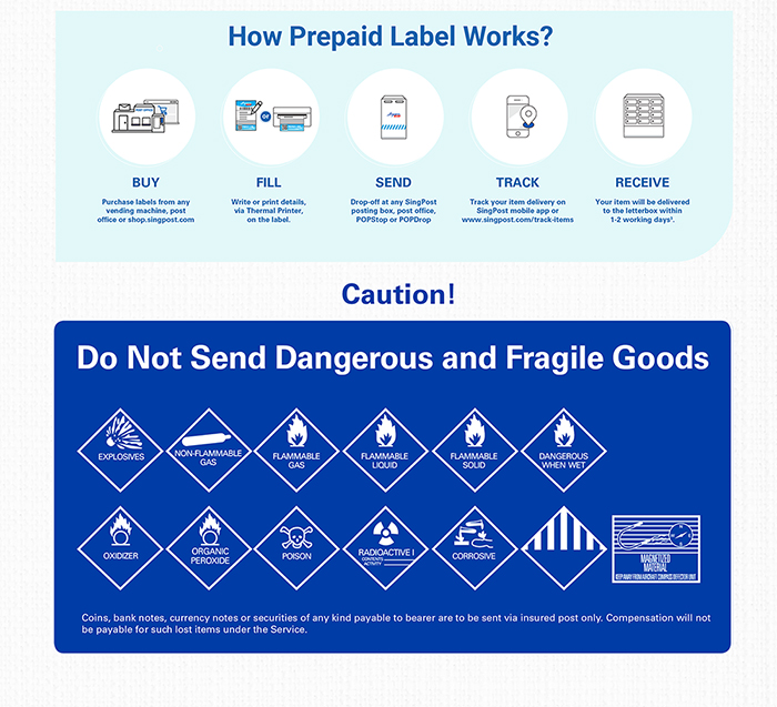 [SINGPOST] Tracked Letterbox Prepaid Label | Shopee Singapore