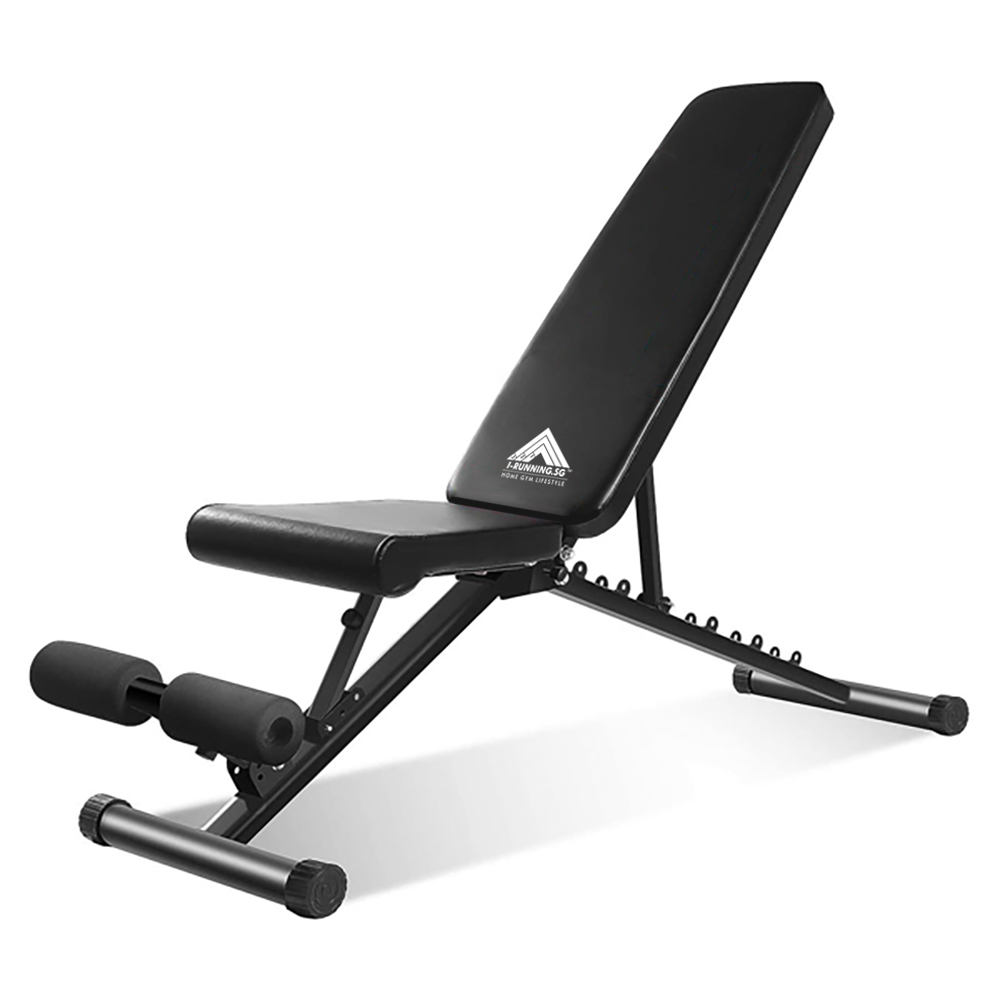 IRunning Foldable Workout Bench ★ Sit Up Bench ★ Home Gym Bench ...