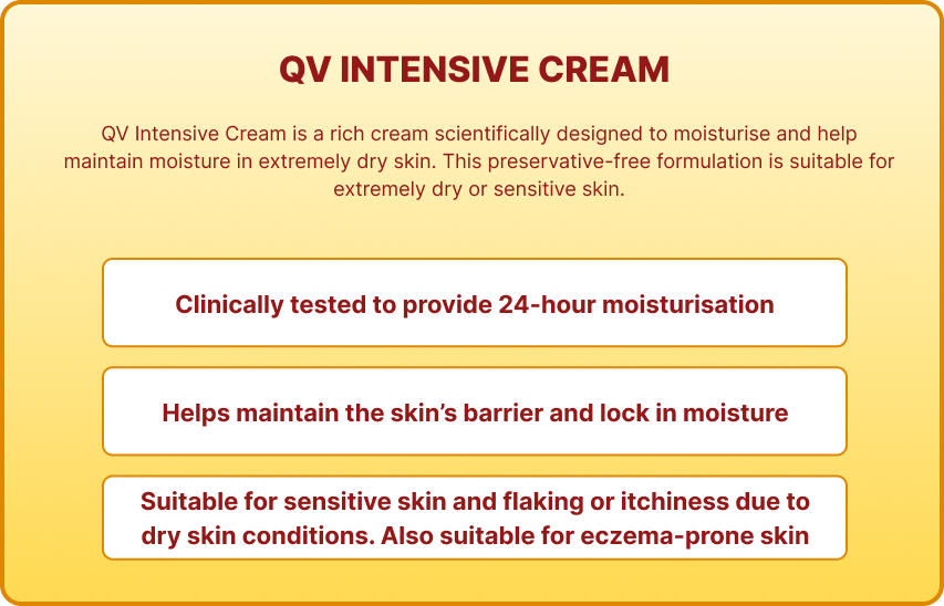 [SG l Bundle of 2] QV Intensive Cream for Very Dry Skin, 500g (24-hour ...