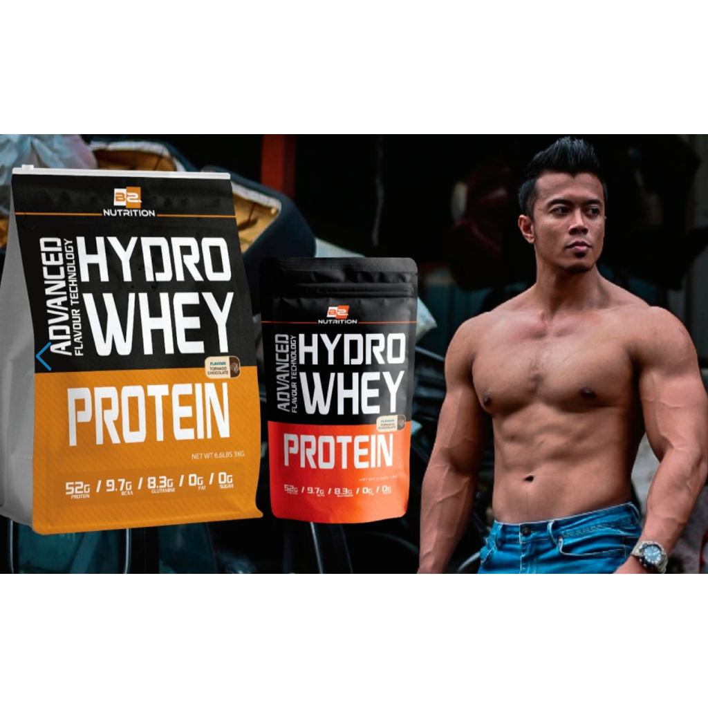 (Free 30g for 3kg+) Hydro Whey Protein 6.6lbs Pack, Lean Muscle, HALAL ...