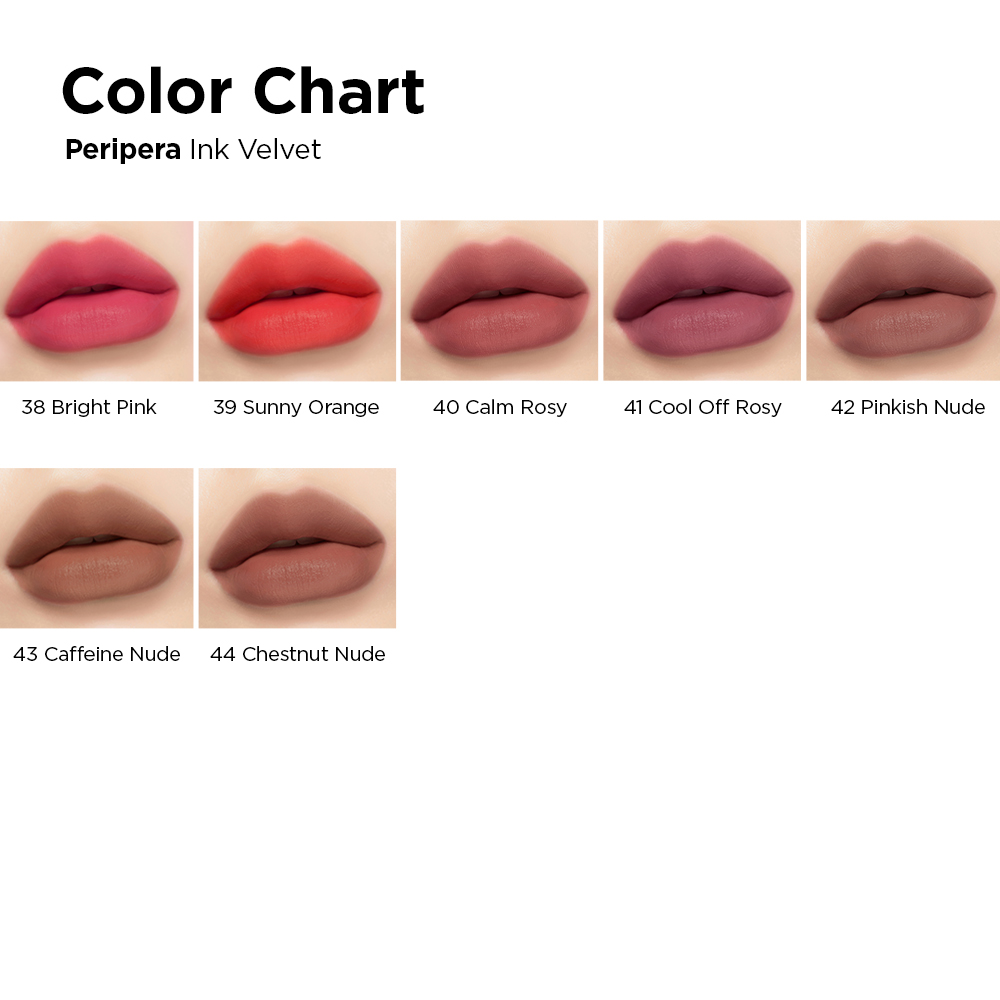 [PERIPERA] [Best Seller] Ink Velvet 4g (Lip tint, Velvet texture ...