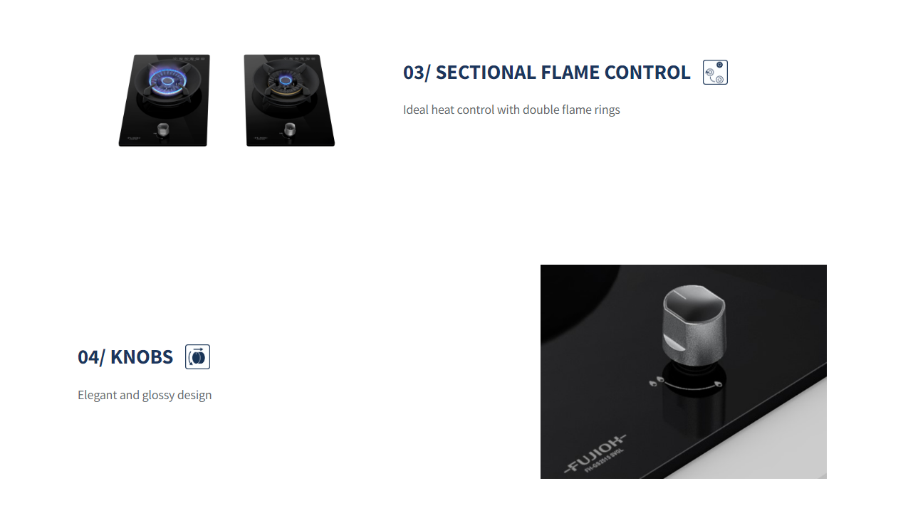 FUJIOH FH-GS2515 SVGL DOMINO GAS HOB 1 BURNER + RINNAI RB-3012H-CB INDUCTION HOB + MAYER ...