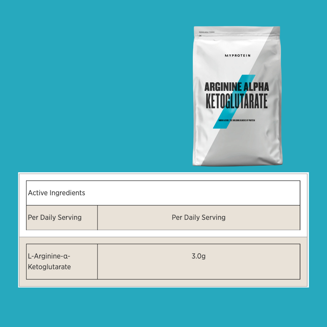 Myprotein, 100% AAKG Powder, Arginine Alpha-Ketoglutarate, Vegan ...