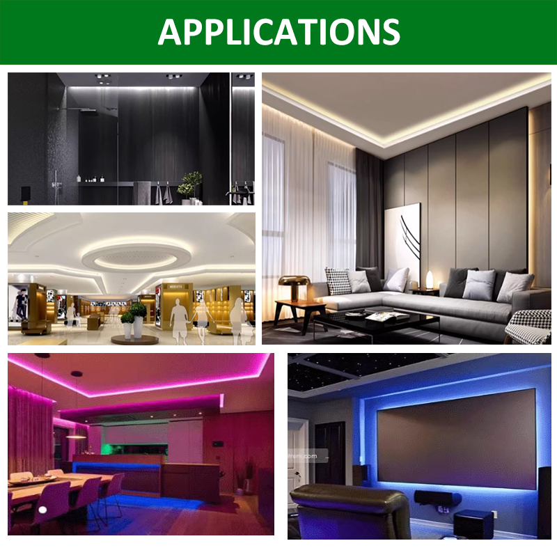 【SG Stock】Forest Lighting Brand 220V LED Strip Light 2835 3000K Green ...