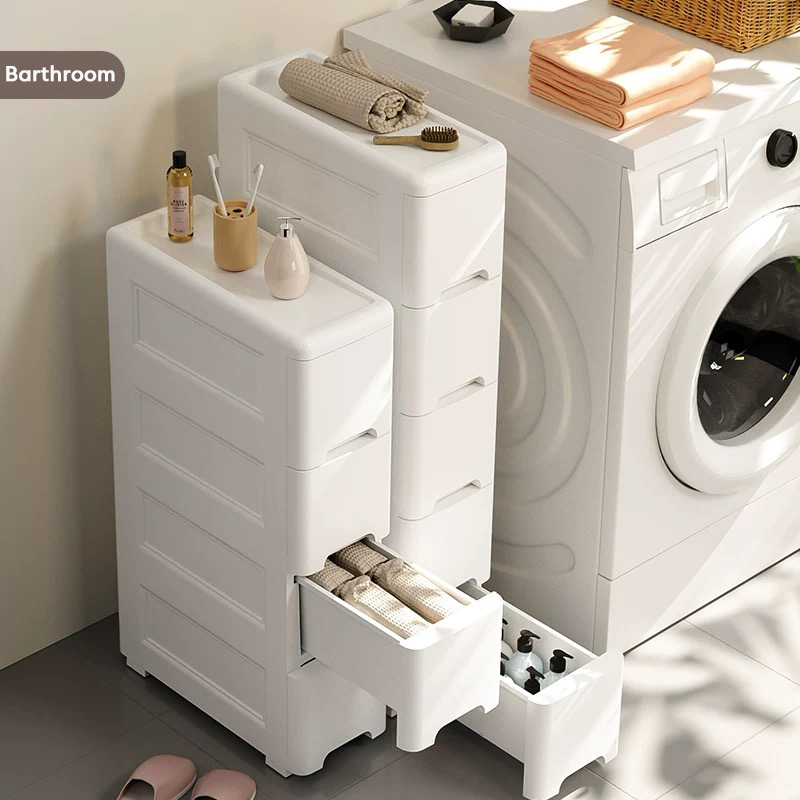 Salvo L25cm 3-7 Layers Kitchen Organizer Slim Drawer Storage Cabinet ...