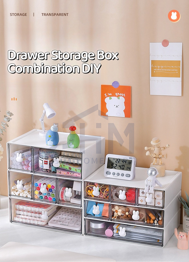 SG Stackable Drawer Pencil Stationery Organizer Desk Pen Holder ...