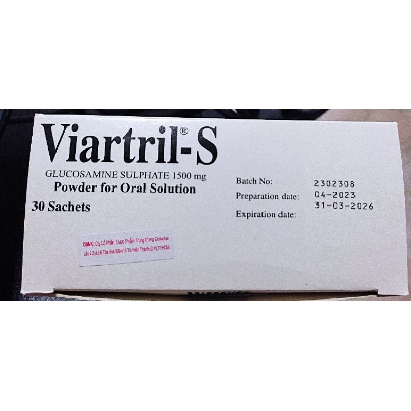 [EXP: 2027/28] Viartril-S Glucosamine Sulphate Powder 30 sachets ...