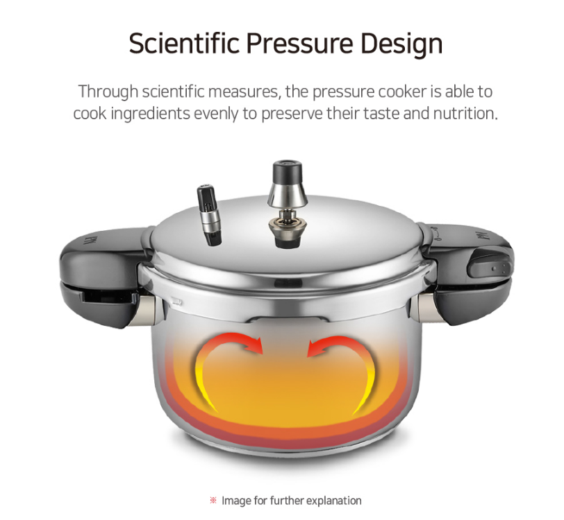 [PN Poongnyun] Pressure Cookers Black Pearl 2.5L(4PAX) 풍년 블랙펄 압력밥솥 2.5L ...