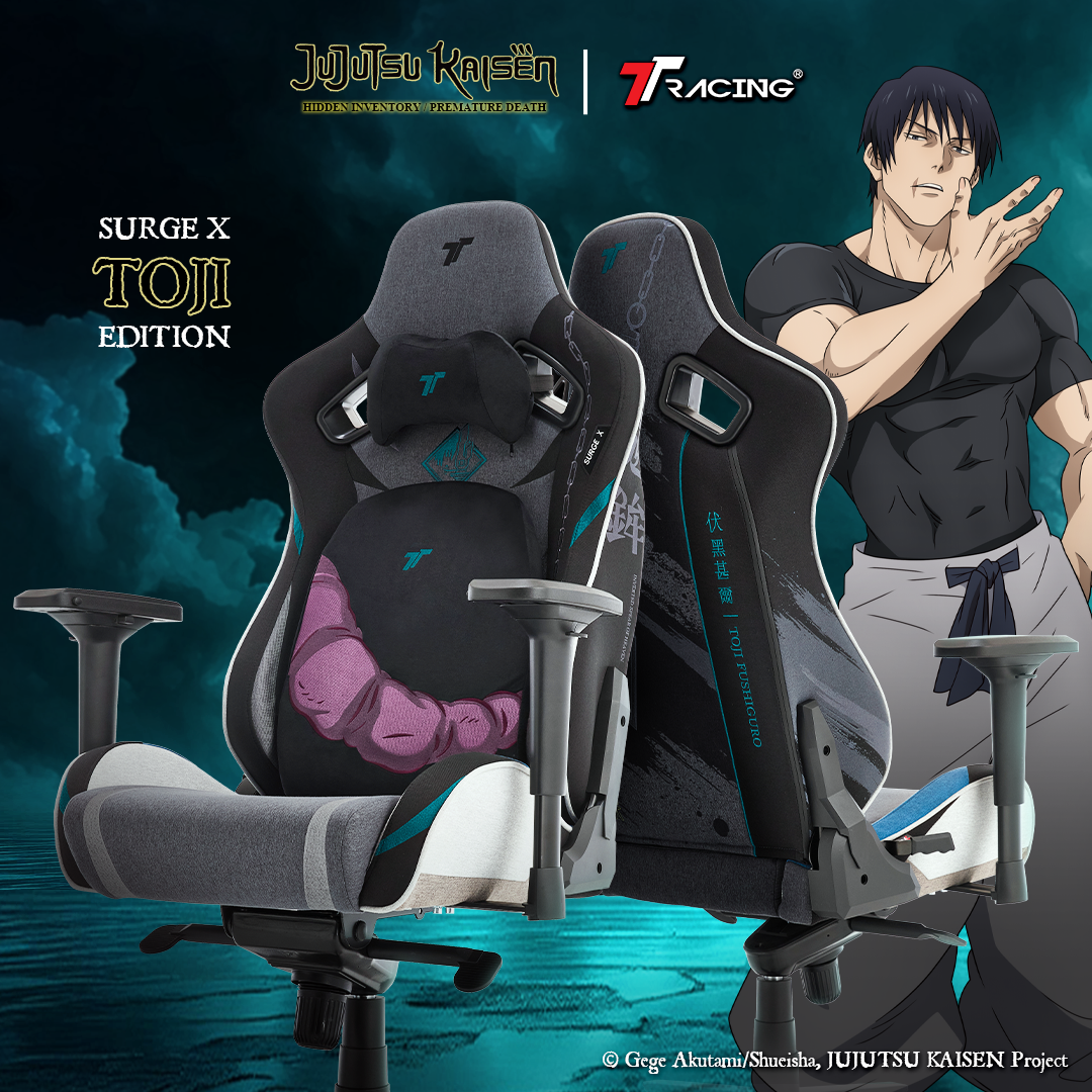 TTRacing Surge X Toji Edition Air Threads Fabric Gaming Chair | Jujutsu ...
