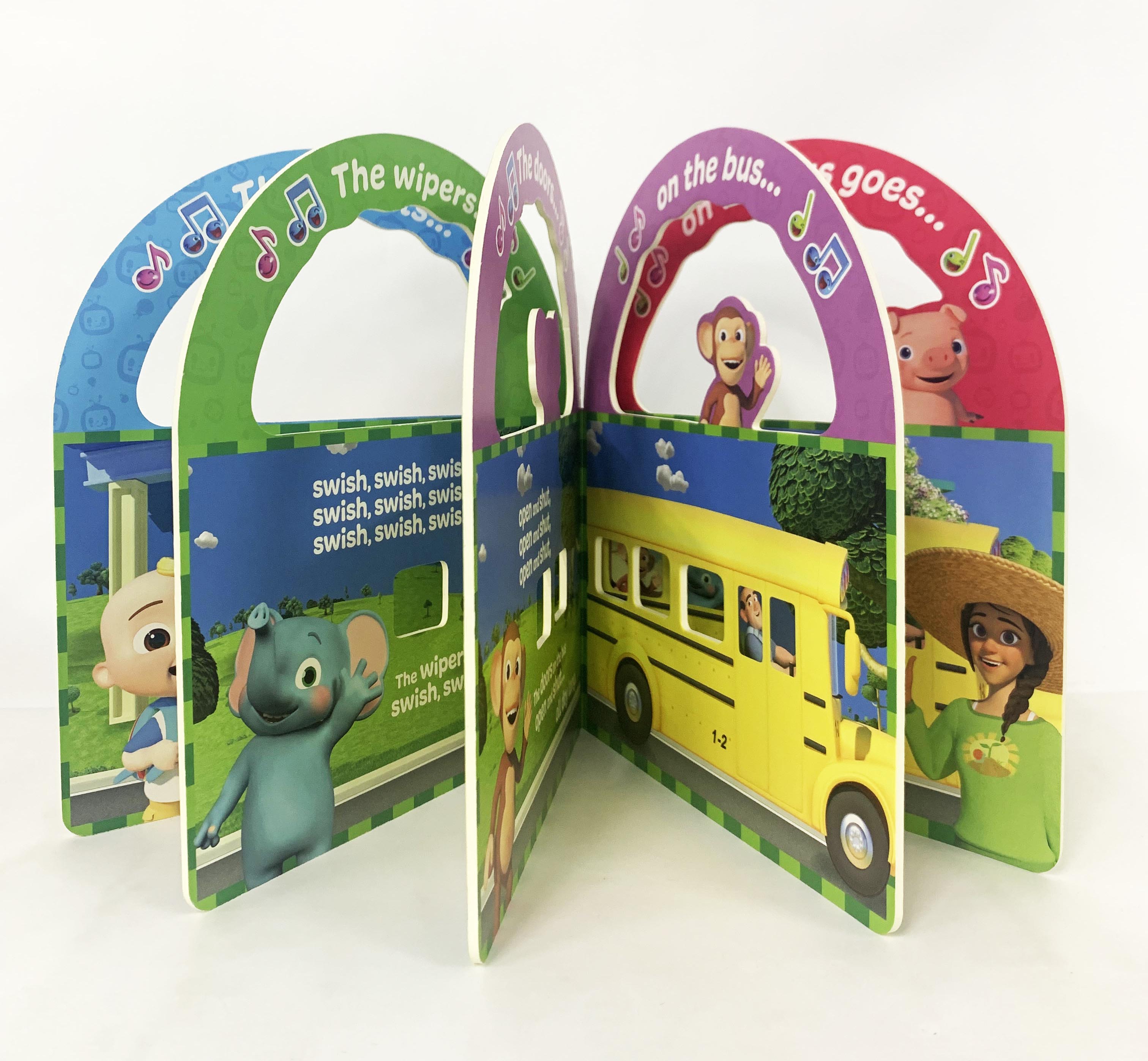 Cocomelon The Wheels on the Bus Board Book To Read & Sing Along For ...