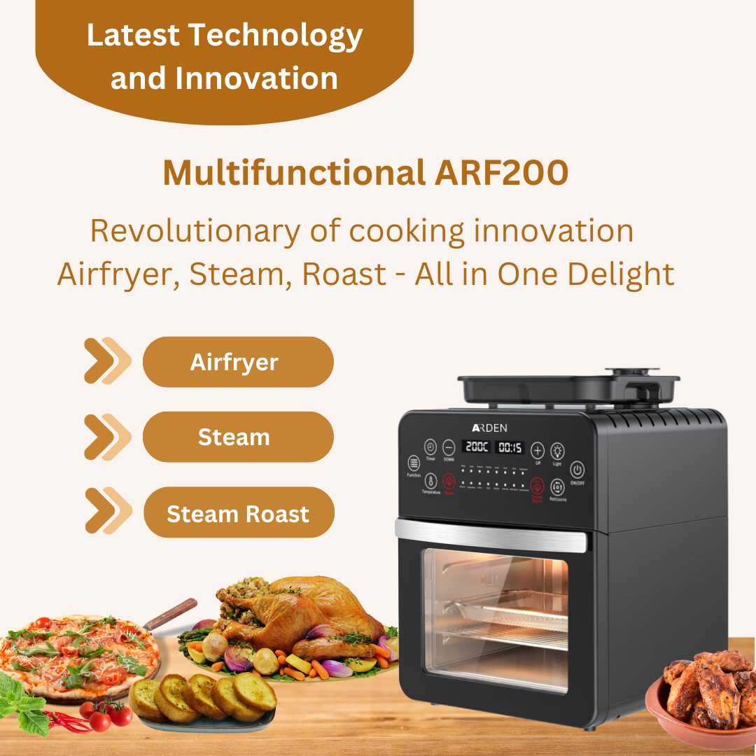[Local Warranty] Arden 15L Electric Digital Air Fryer Oven with 16 Cook ...