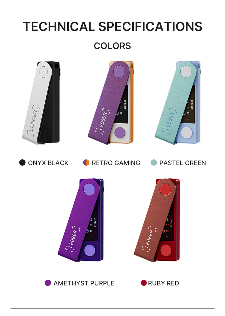 [Official Authorized Retailer]Ledger Nano X Crypto Cold Hardware Wallet ...