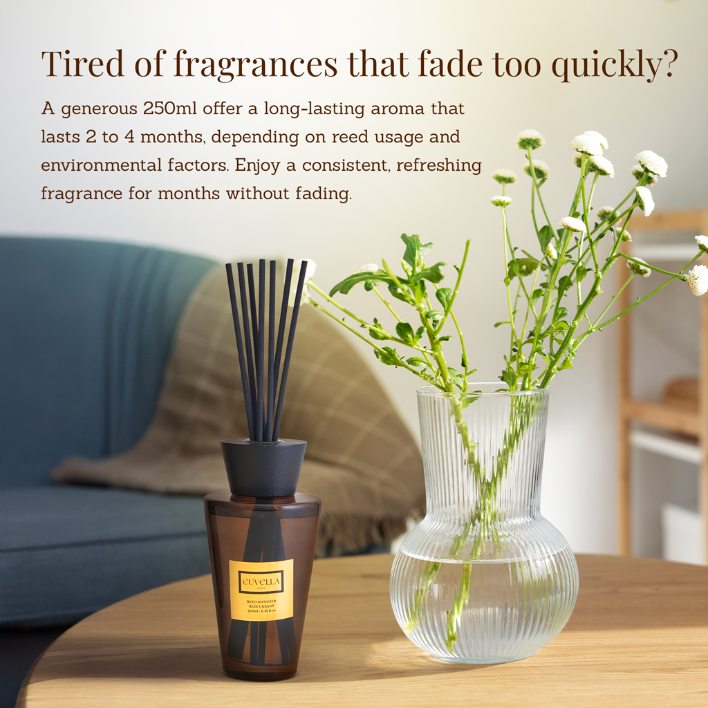 [SG] Euvella Reed Diffuser | 250ml long-lifespan | Singapore-Made, Eco ...