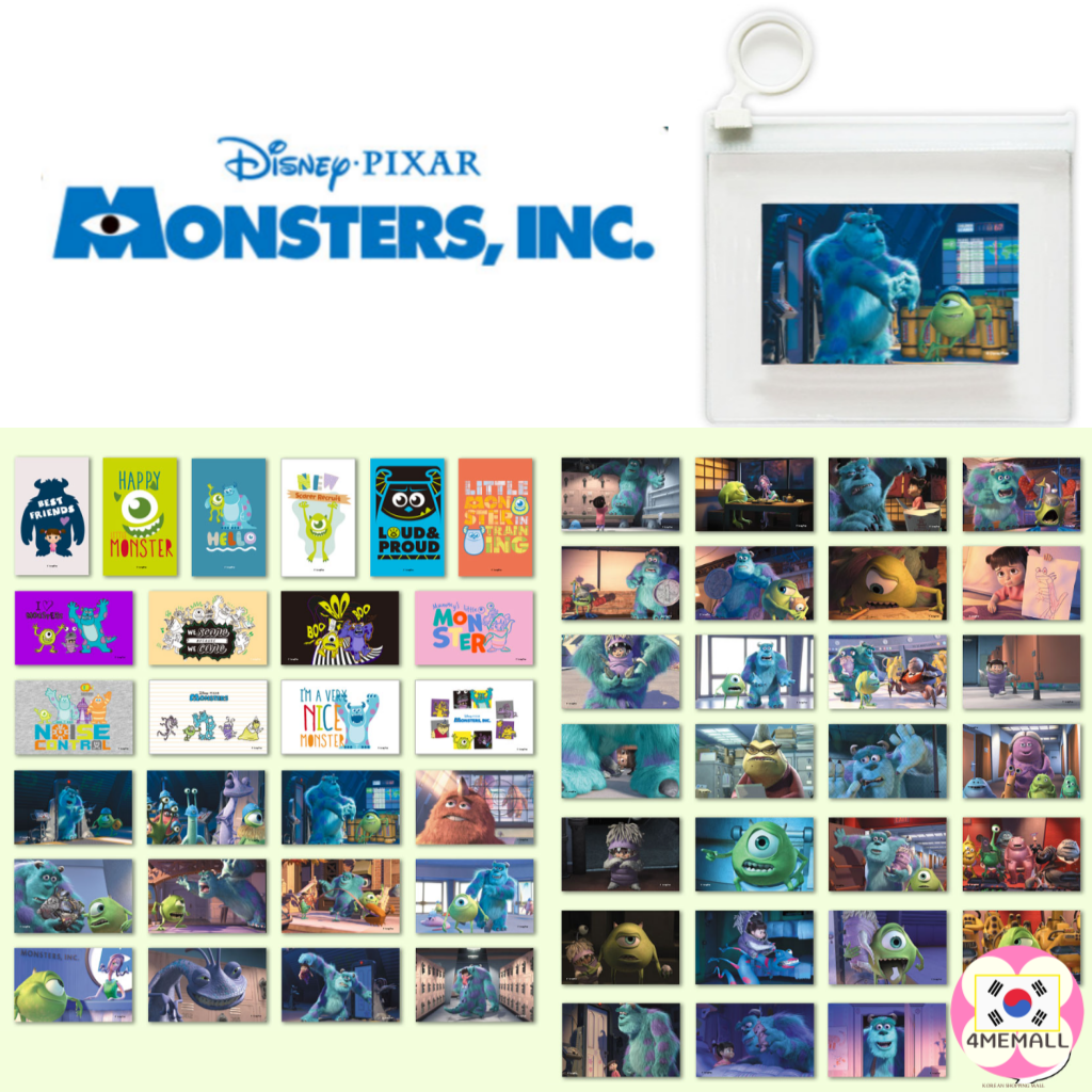 Disney Pixar Animation Movie Scene Sticker Pack (55pcs/1set) Zipper Bag ...