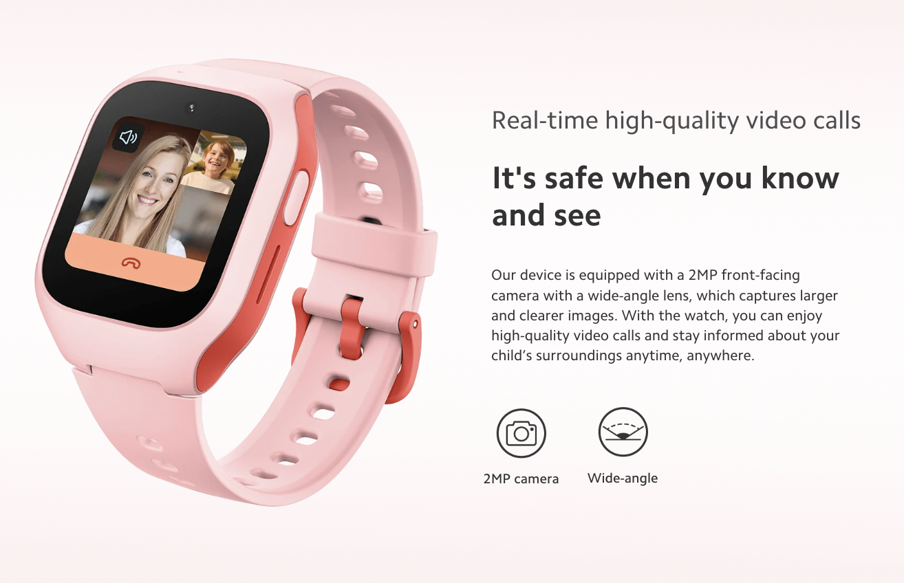 Xiaomi Smart Kids Watch GPS Track Real Time Location Video Calls Chat ...