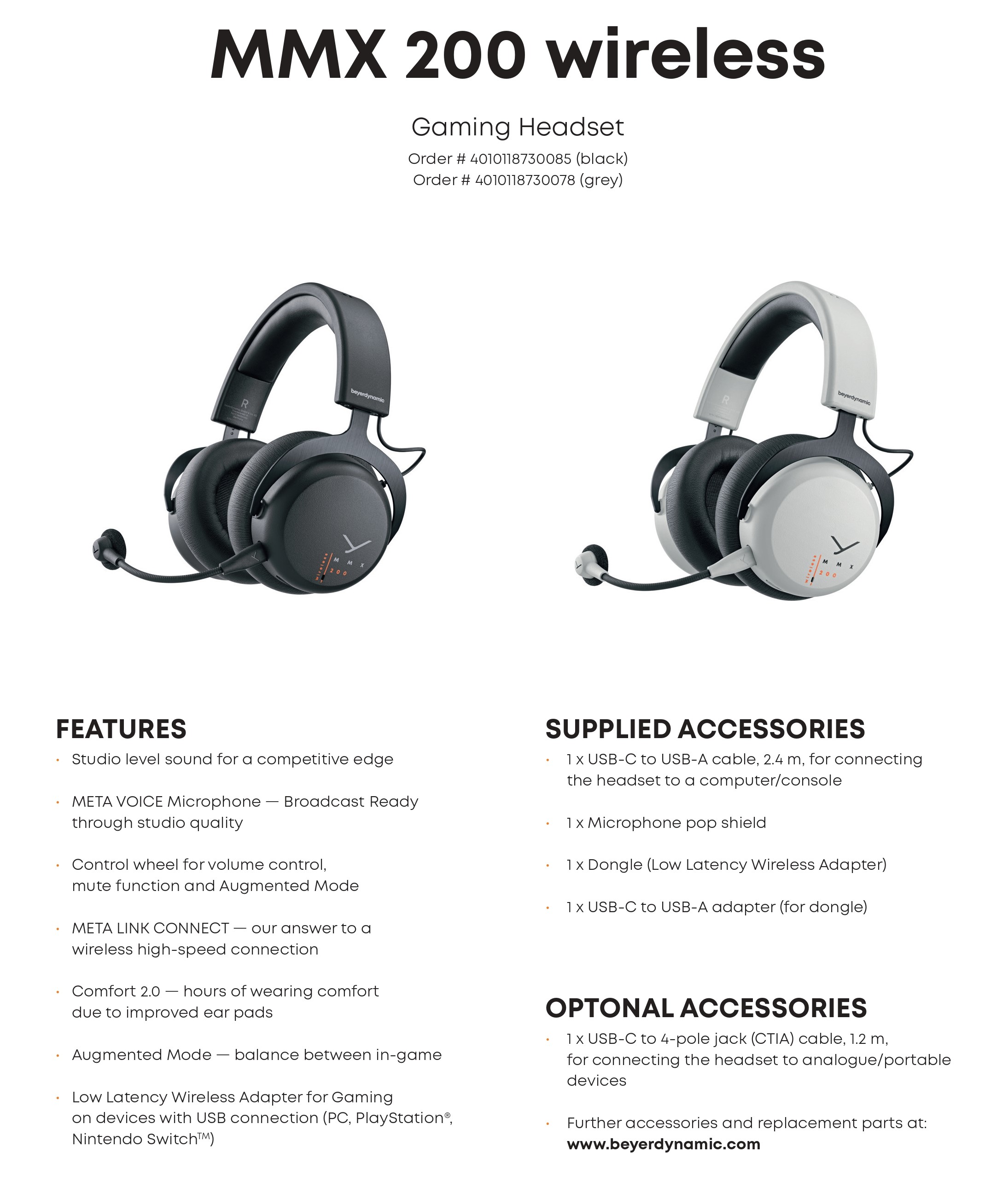 [New] Beyerdynamic MMX 200 Wireless gaming headset for playstation ...
