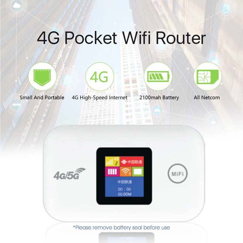 HXR Portable Wifi Wireless Mobile Mini Router SIM Card LTE 4G 150Mbps ...