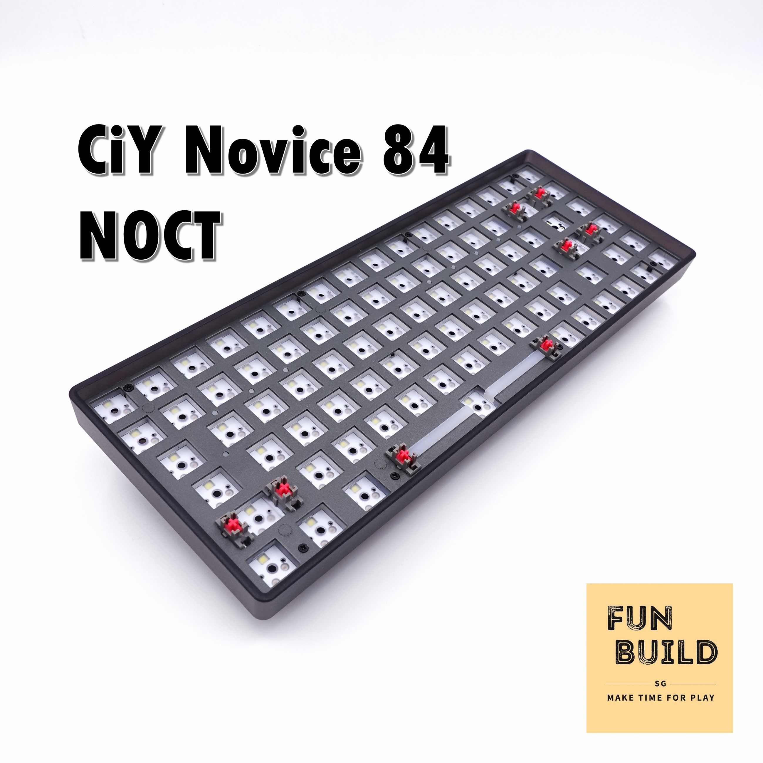 CiY Novice 84 Mechanical Keyboard Barebones Kit [upgraded version of ...