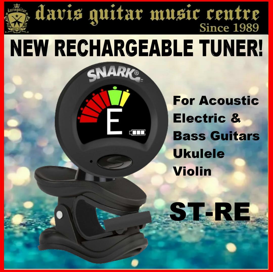 New Snark SN-RE Rechargerable Guitar Tuner (for electric, bass ...