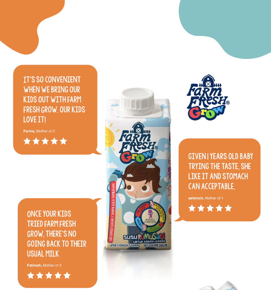 [Emily] Farm Fresh Grow Growing Up Milk 200ml x 24s 125ml x 32s ...