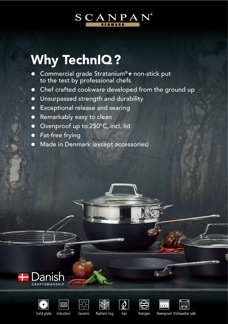 SCANPAN TechnIQ 26cm/3.7L Bistro Pan/Stir Fry Pan (Induction) | Shopee ...