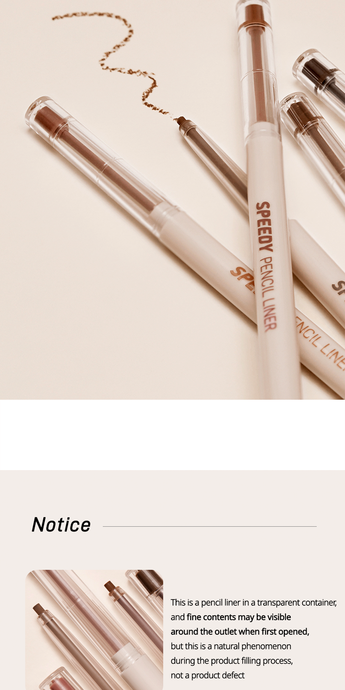 [PERIPERA] Speedy Pencil Eyeliner 0.14g (5Colors) | Shopee Singapore