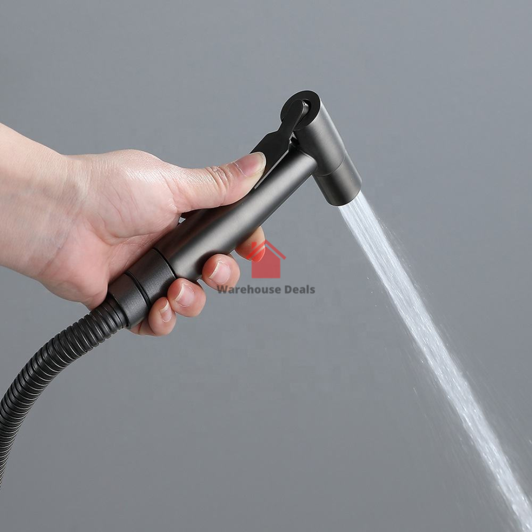 Quality Stainless Steel Bidet Spray Set Grey Toilet Bidet | Shopee ...