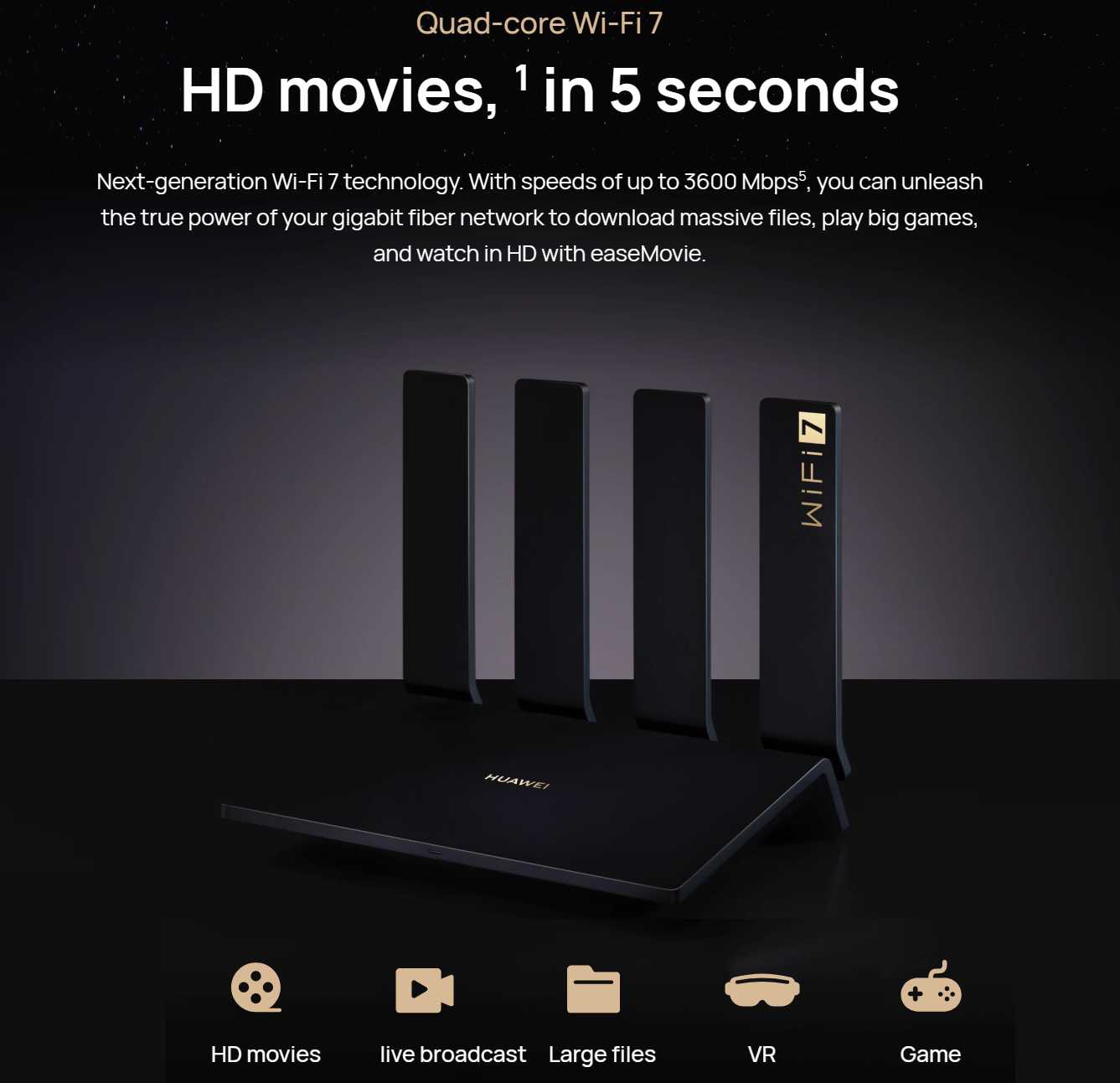 [ Ready Stock ] HUAWEI WiFi 7 BE3 PRO Dual Band WiFi Router | Harmony ...