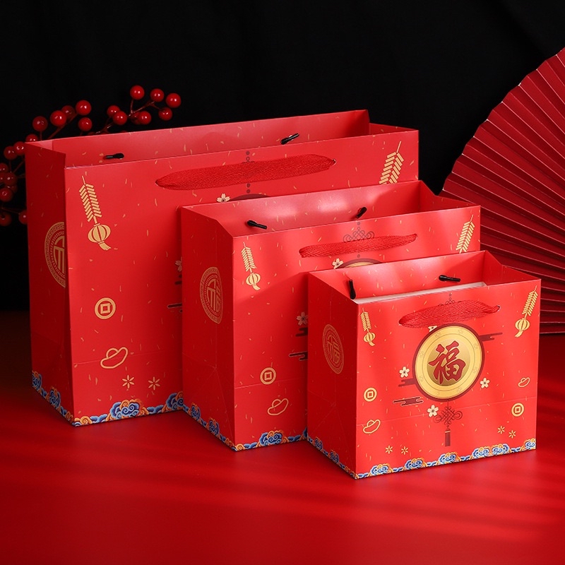 [SG seller] CNY 2025🍊🍊Mandarin Orange Carrier Bag/ Gift Bag/ Goodie Bag ...