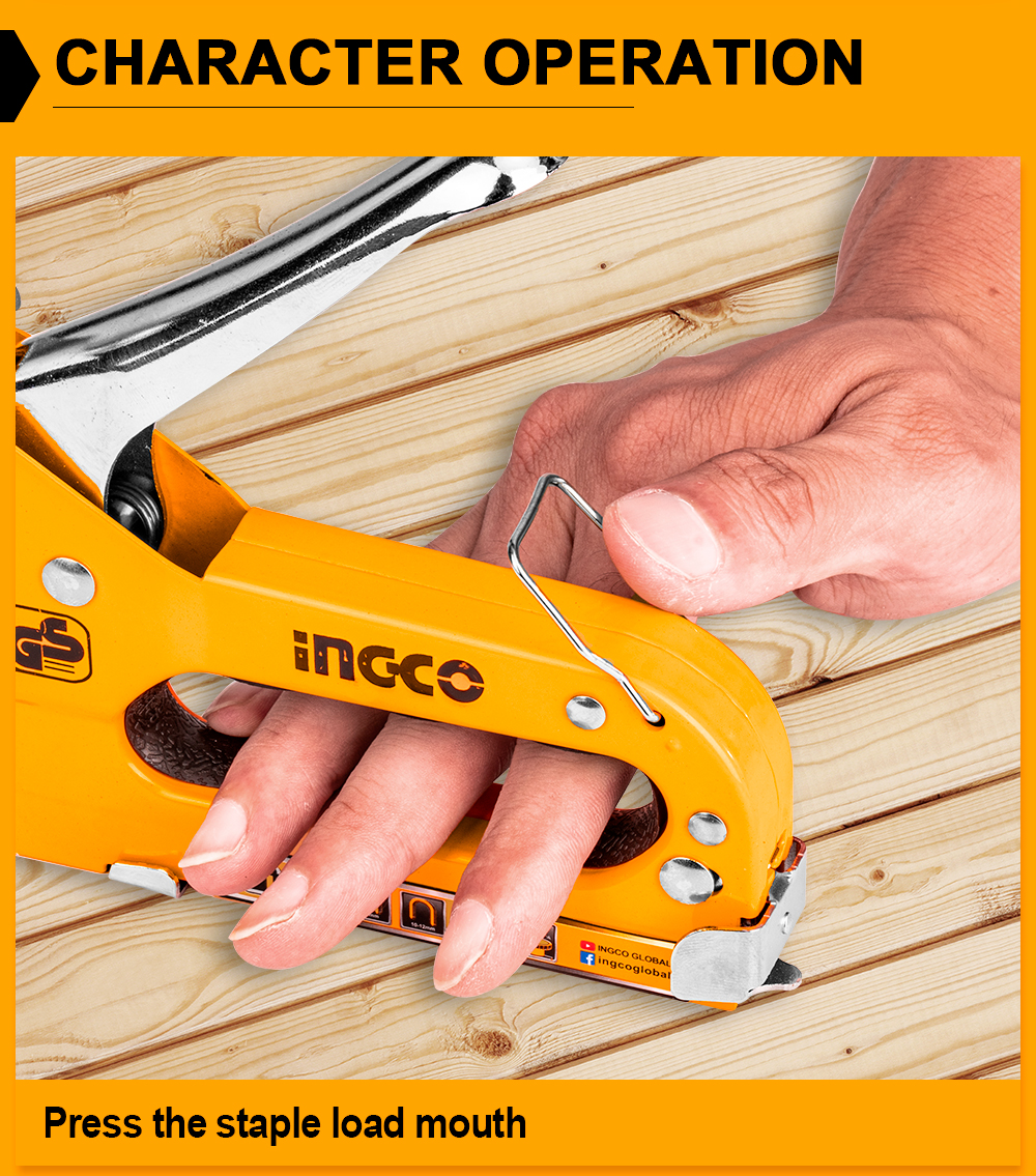 INGCO 3 in 1 Staple Gun HSG1405 with 600pcs Staples | Shopee Singapore