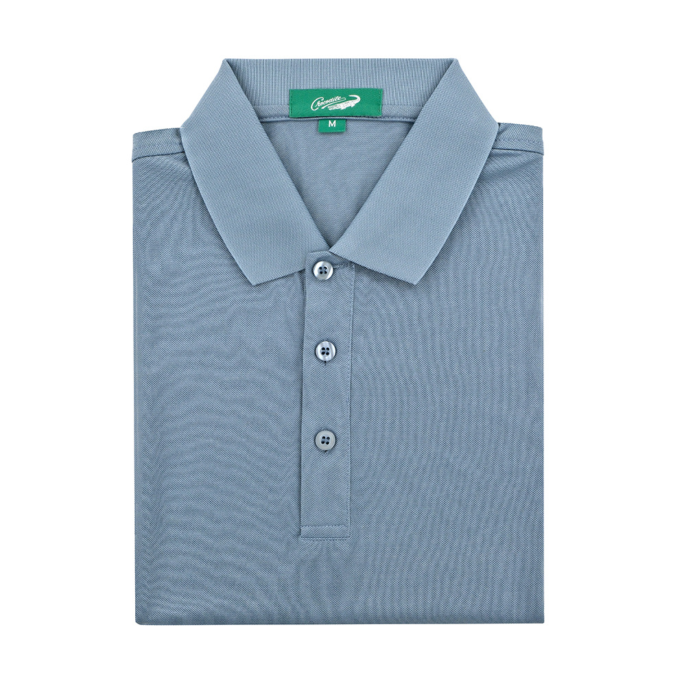 Crocodile Mens Basic Polo Tee No Logo No Pocket 100% Microfiber Slim ...