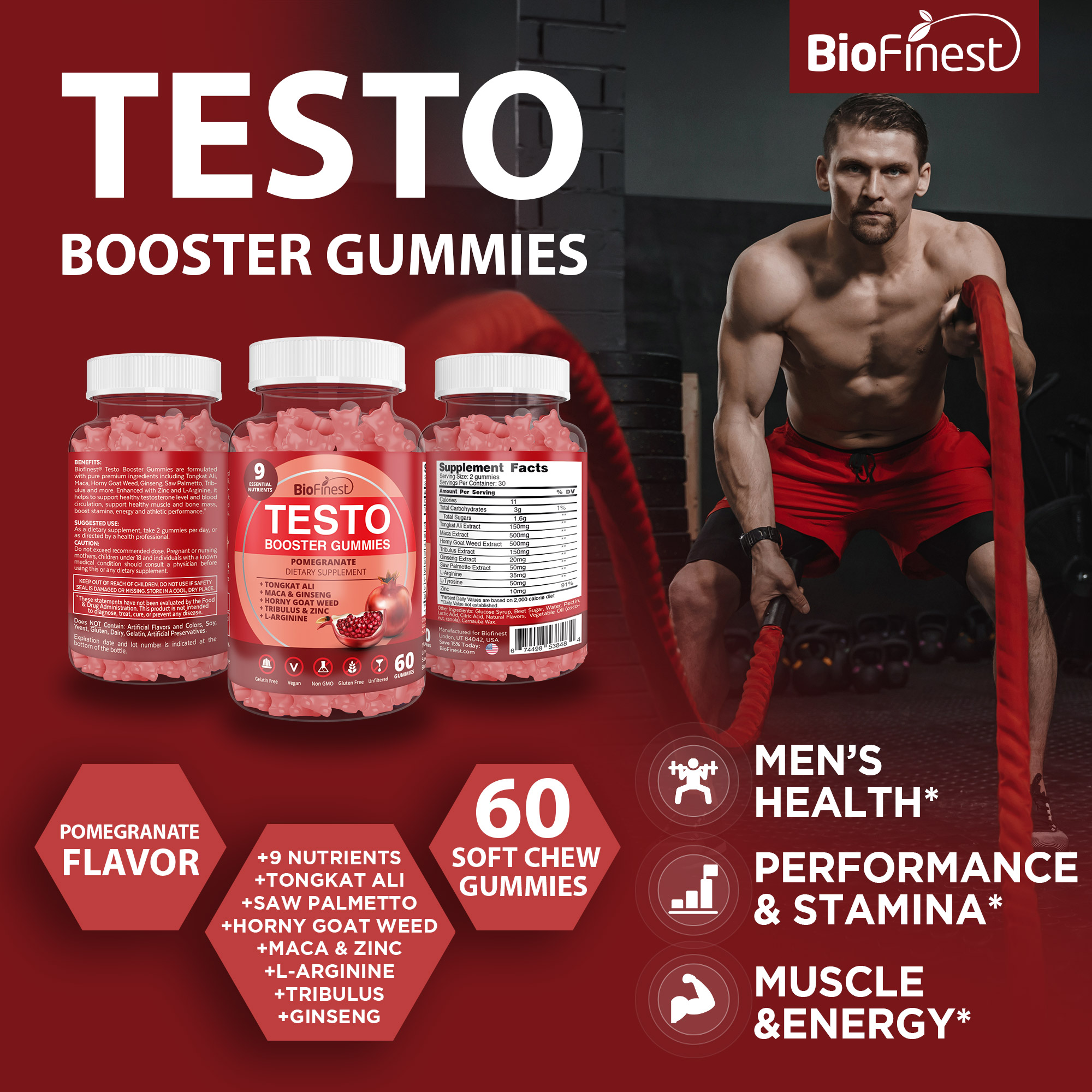 Biofinest Gummy Vitamin Supplement Lutein Marine Collagen Liver Detox ...