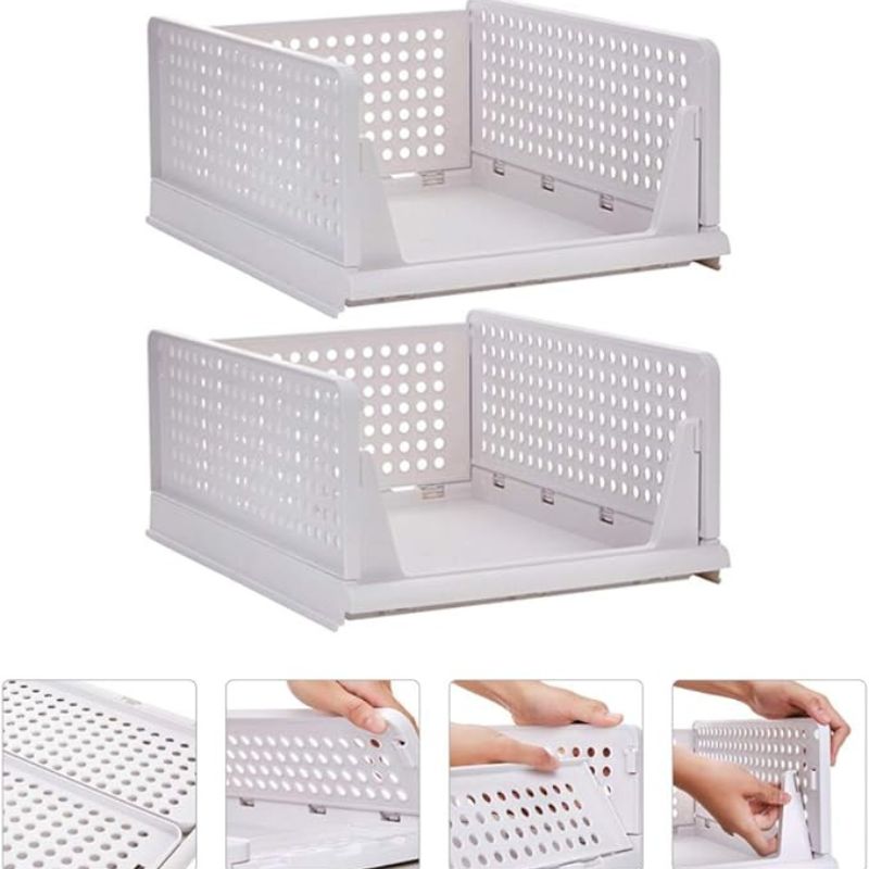 Wardrobe Organizer Storage Stackable Drawer Storage Box Big Multi ...