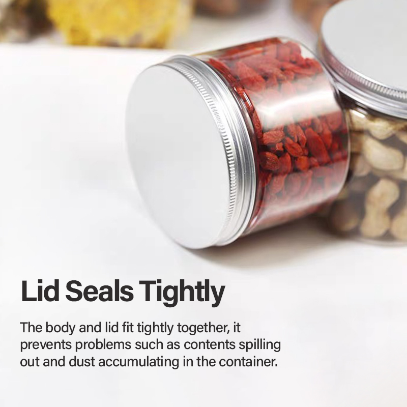 [6/9pcs] Standard Size Cookies Container plastic Jar with lid Plastic ...