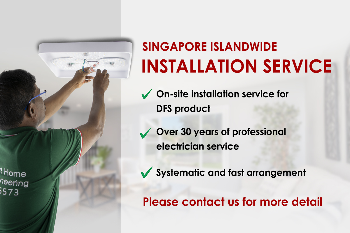 DFS LED LIGHT INSTALLATION SERVICE | Shopee Singapore