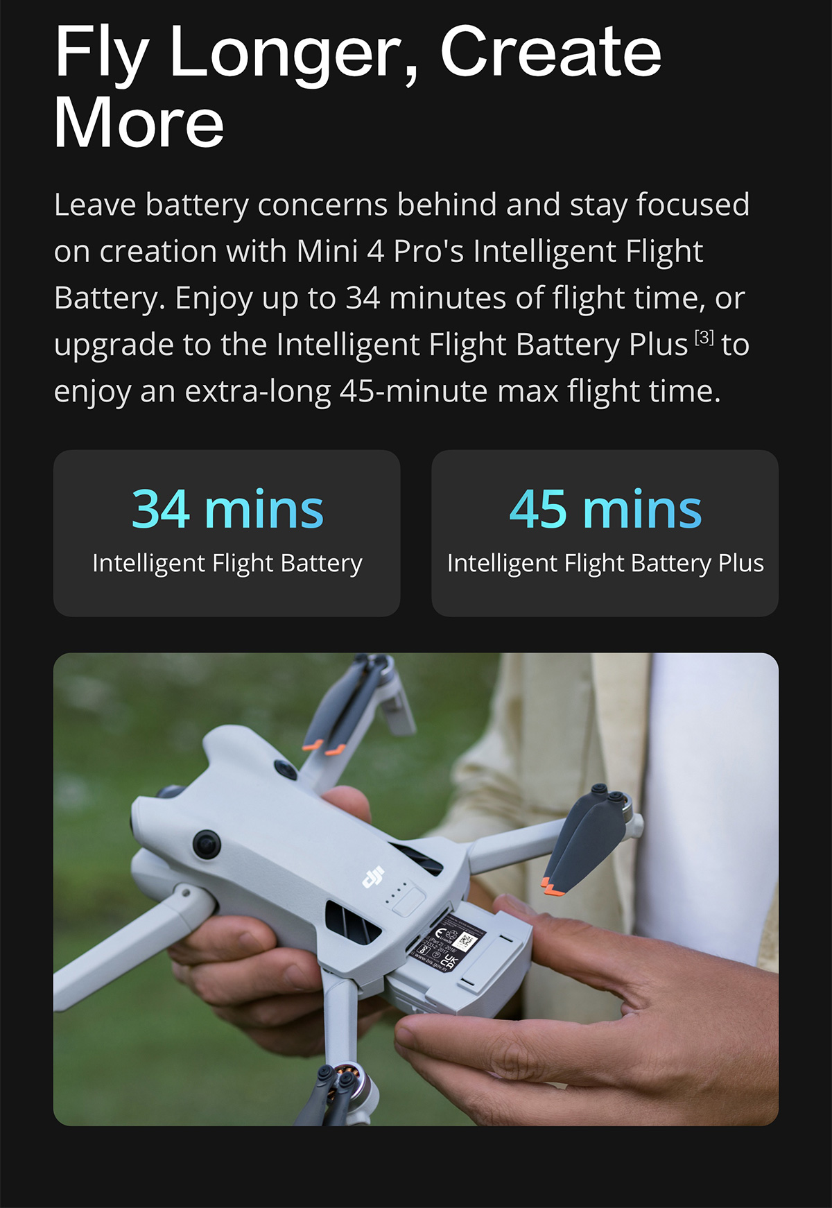 DJI Mini 4 Pro - Camera Drone | 4K/60fps HDR TrueVertical Shooting ...