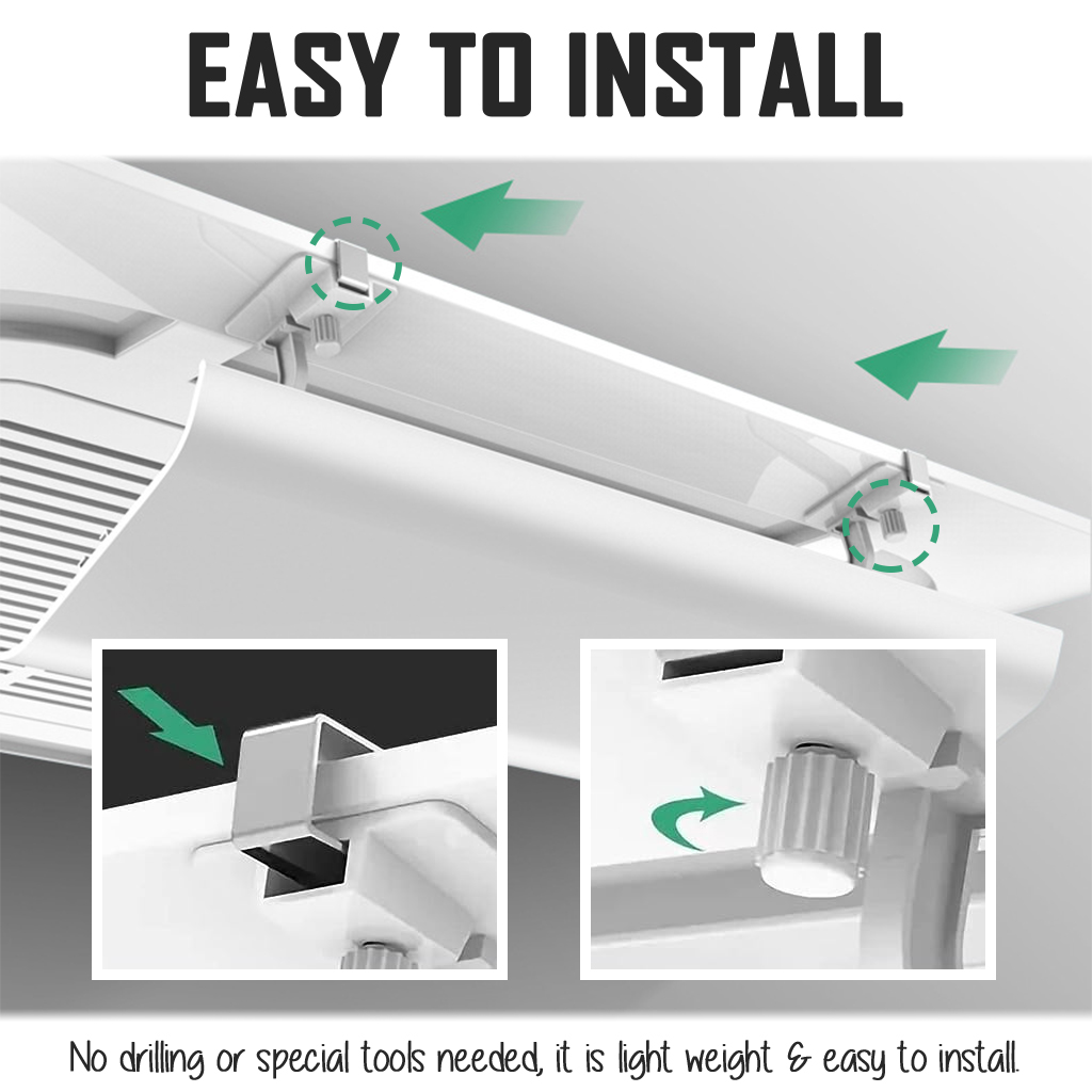 SG Central Aircon Cassette Wind Deflector Ceiling Air Conditioner Unit ...