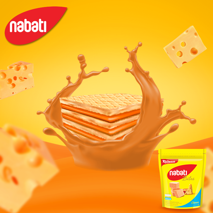 (2 Pack) NABATI Bites Wafer Richeese Richoco Hazelnut Cheese Chocolate ...