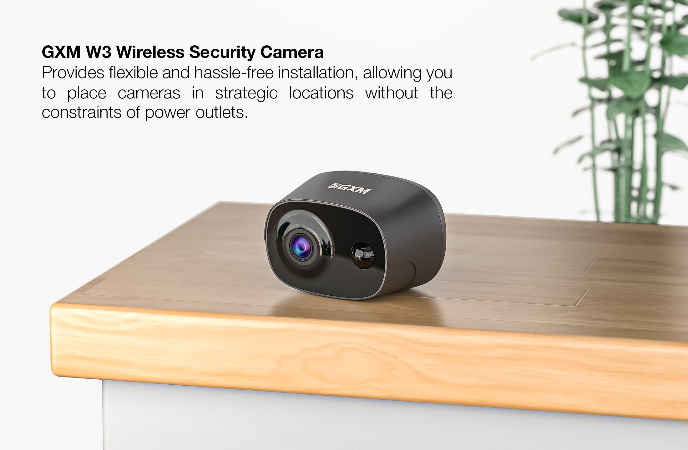 GXM W3 Pro Wireless Security Camera Battery Operate Home CCTV Smart IP ...