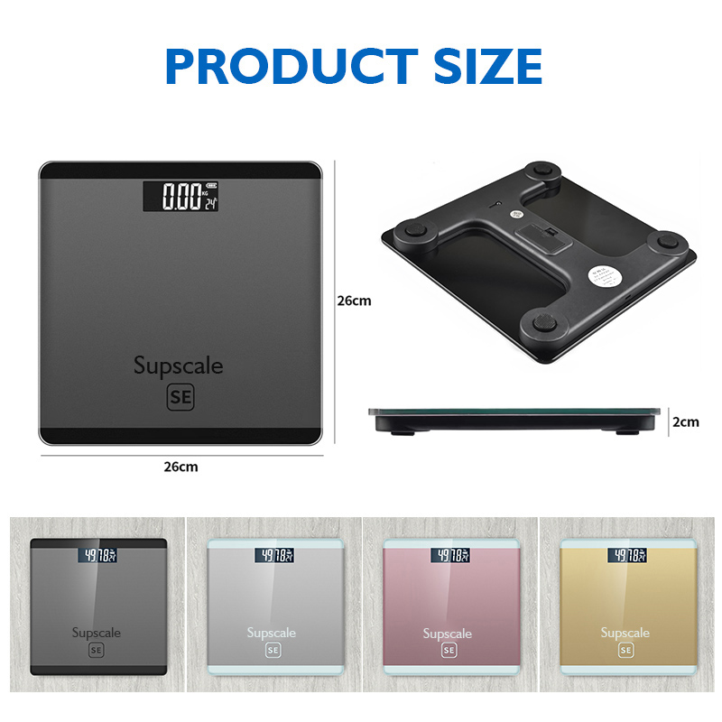 Local Seller German Style USB Digital Body Weighing Scale Weight Scale ...
